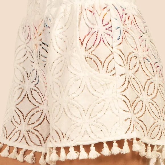 Swim | Pacheo Fringe Short Wpocket By Trina Turk Ml | Poshmark